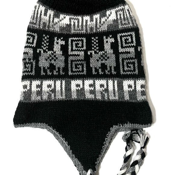 Other | Unisex Chullo Hat Alpaca Wool Ear Flaps Hat From Peru | Poshmark